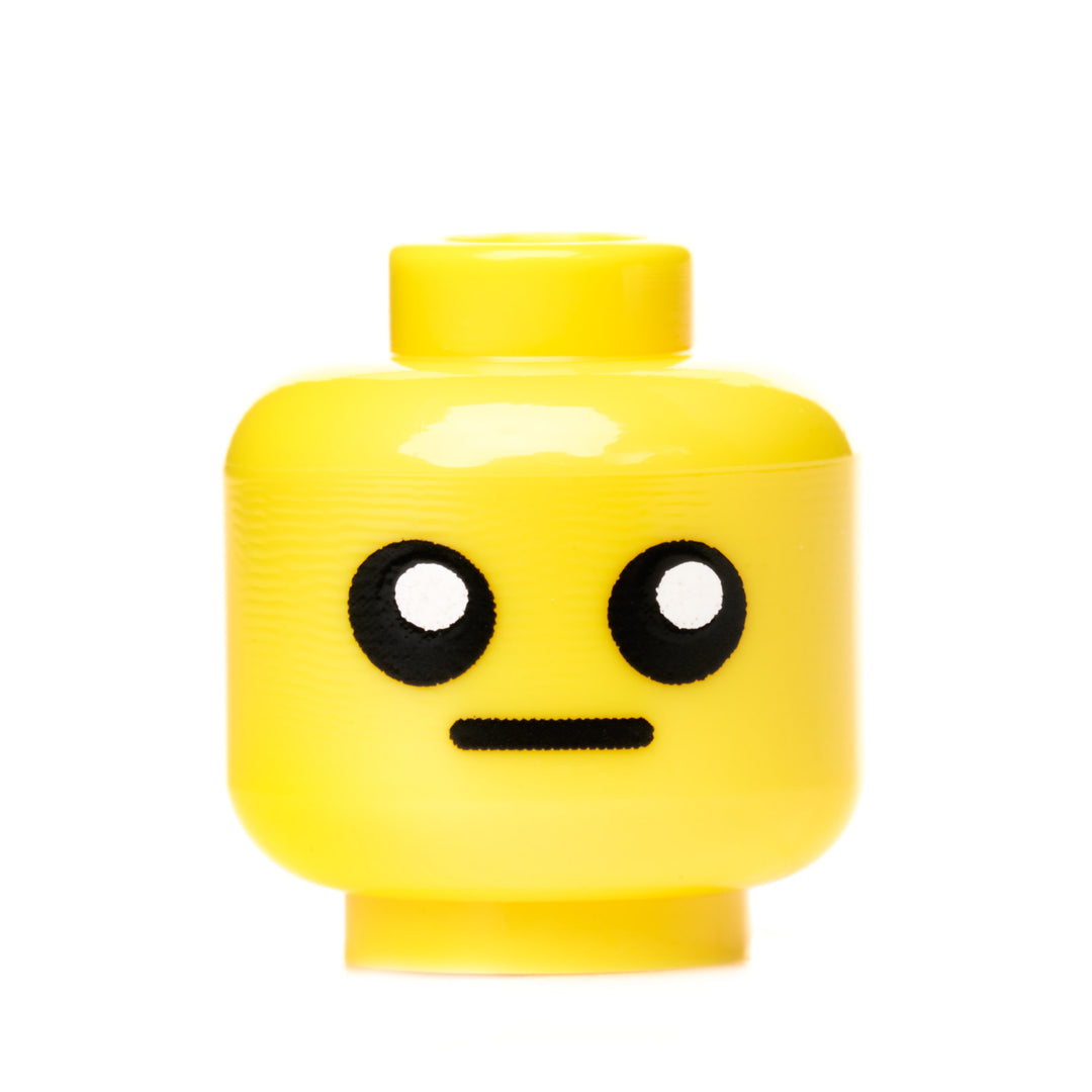 Citizen Brick | Awkward Smile Head - Yellow